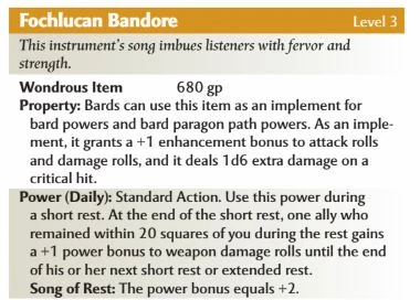 Fochlucan bandore | D&D4 Wiki | Fandom