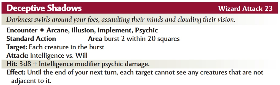 Deceptive shadows | D&D4 Wiki | Fandom