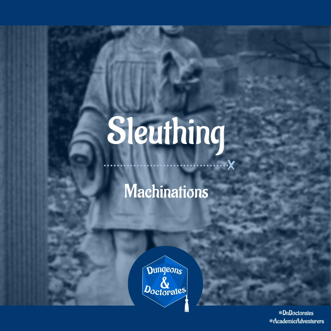 Sleuthing | DnDoctorates Wiki | Fandom