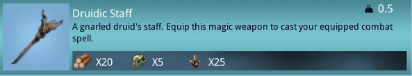 Druidic Staff | DnL Wiki | Fandom