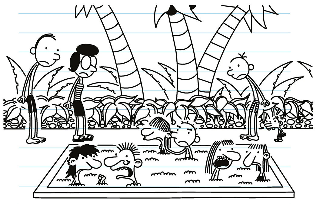 wimpy kid coloring sheet