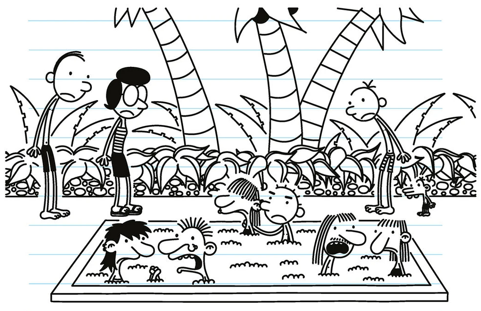 wimpy kid coloring pages
