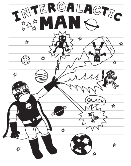 Intergalactic Man | Diary of a Wimpy Kid Wiki | Fandom