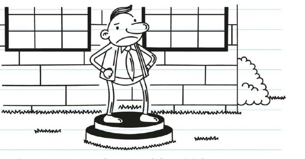 Larry Mack's statue | Diary of a Wimpy Kid Wiki | Fandom