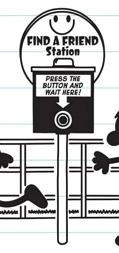 Find a Friend Station | Diary of a Wimpy Kid Wiki | Fandom