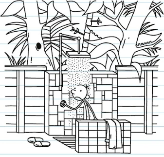 Outdoor Shower Diary Of A Wimpy Kid Wiki Fandom