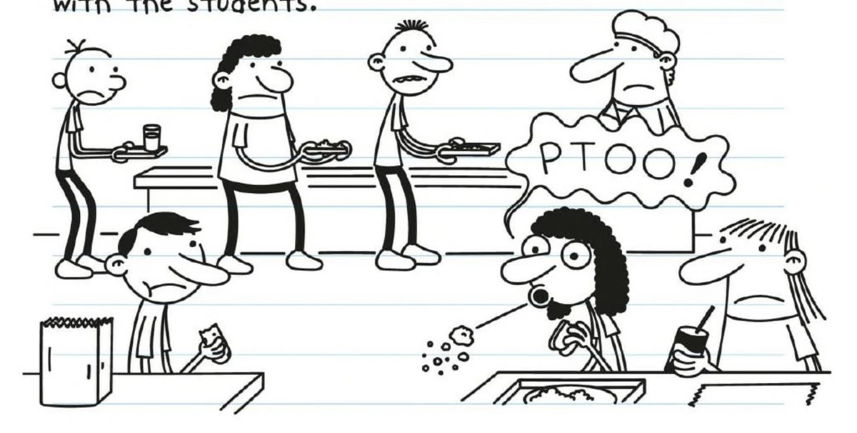 Larry Mack Junior Middle School cafeteria | Diary of a Wimpy Kid Wiki ...