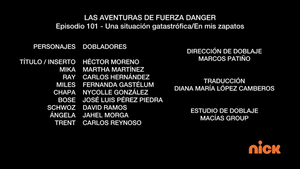 Las Aventuras de Fuerza Danger | Propuestas de fans del Doblaje | Fandom