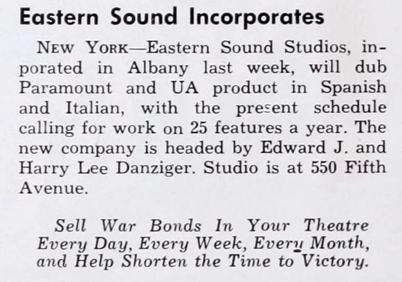 Eastern Sound Studios | Doblaje Wiki | Fandom