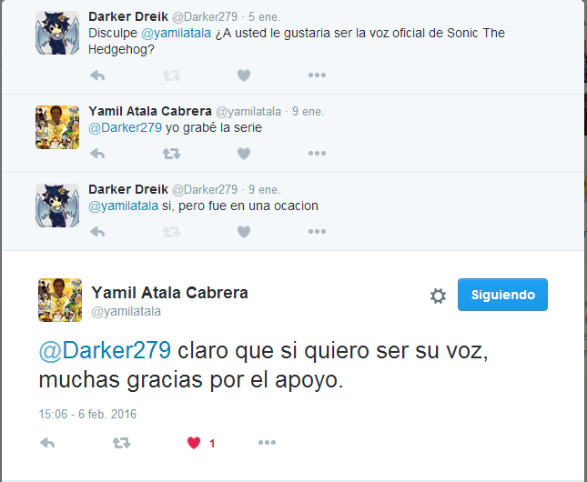 Usuario Blog:Darker Dreik/Yamil Atala si le gustaria ser la voz Oficial de Sonic | Doblaje Wiki ...