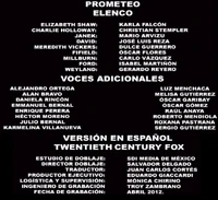 Prometeo (película) | Doblaje Wiki | Fandom