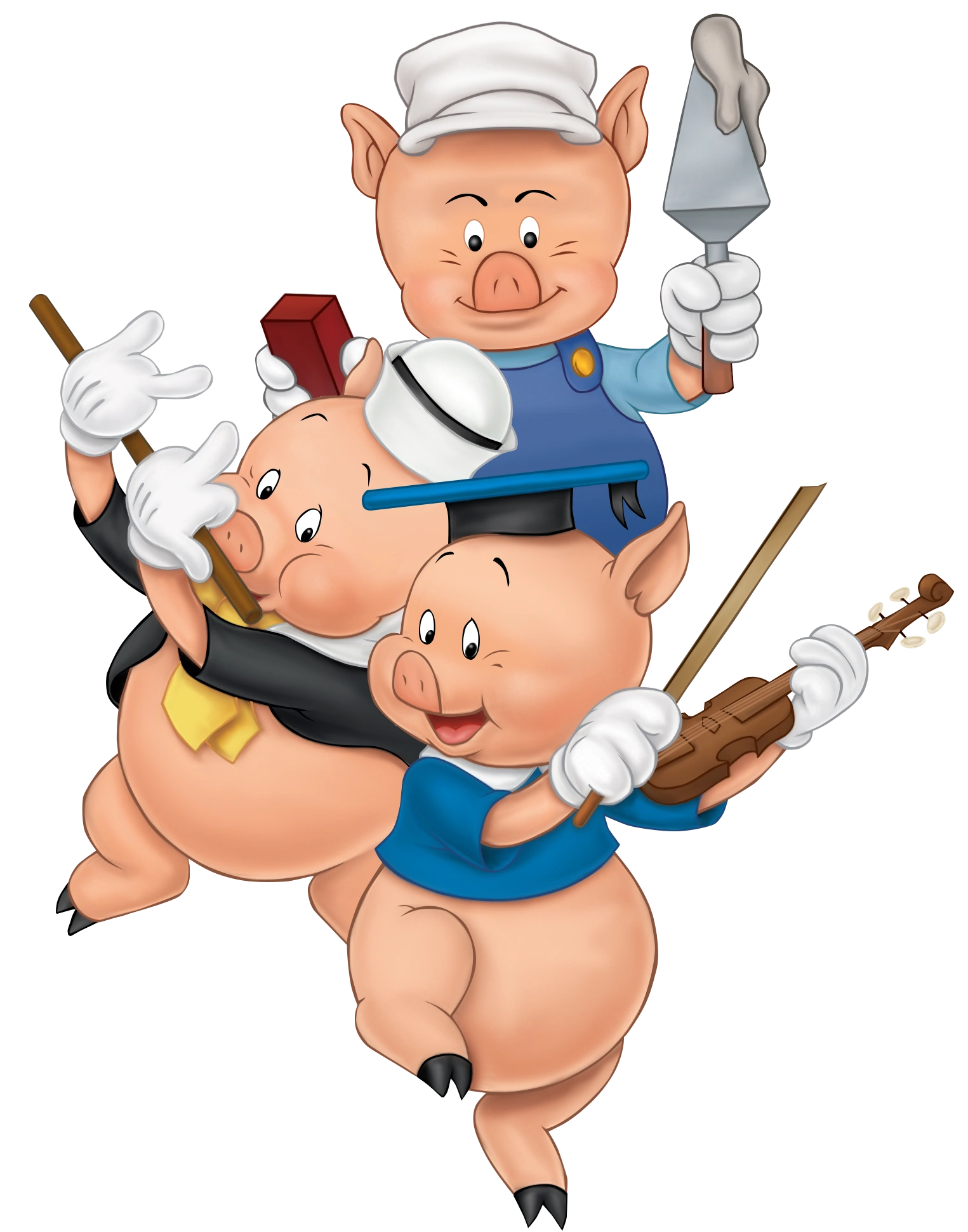 Los tres cerditos (personajes) | Doblaje Wiki | Fandom