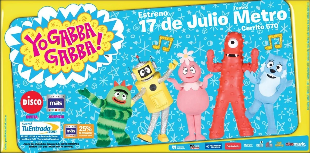 Yo Gabba Gabba! (Teatro Metro) | Doblaje Wiki | Fandom