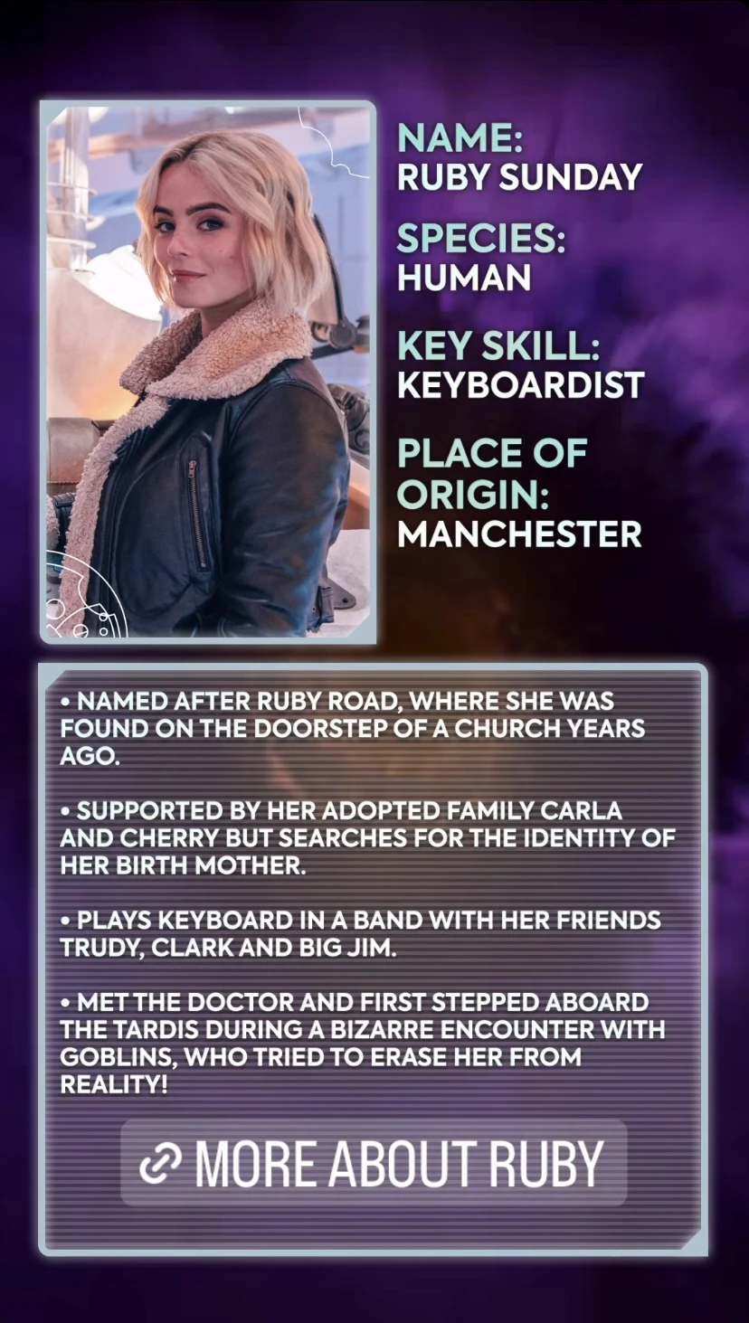 TARDIS Data File: Ruby Sunday (feature) | Doctor Who Wiki | Fandom