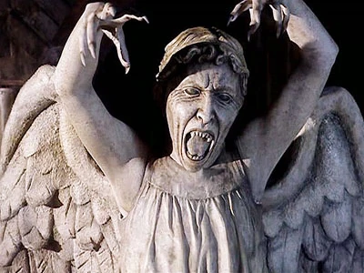 Estatua Del ángel Llorando Del Doctor Who Asombrosa Weeping Angel