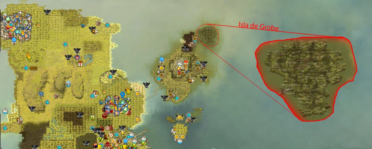 La isla de grobe | Dofus Wiki | Fandom