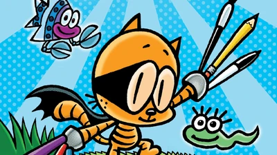 how to draw dog man and cat kid