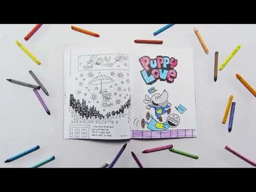 puppy love coloring book