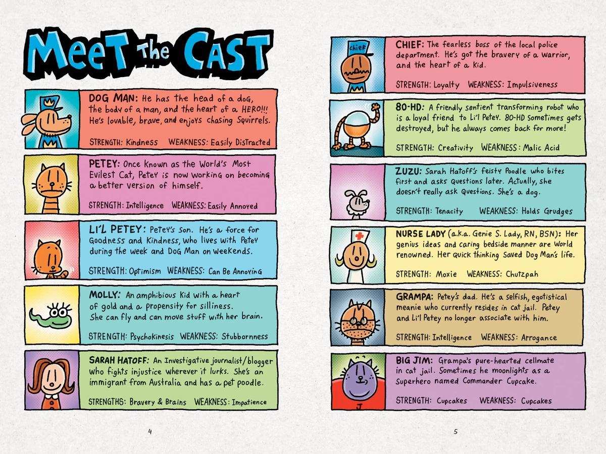 Meet the Cast | Dog Man Wiki | Fandom