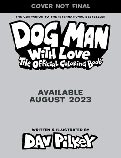 dog man book cover coloring pages