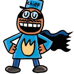 how to draw dog man chief