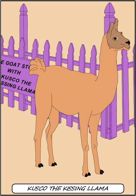 Kusco the Kissing Llama | Dog Cat Mouse Wiki | Fandom