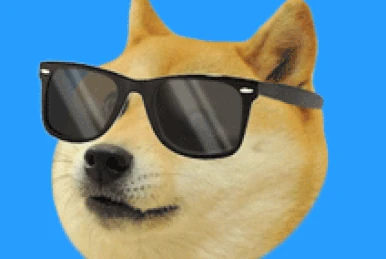 Doge Meme With Sunglasses