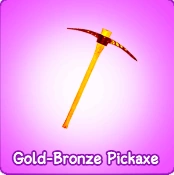 Gold-Bronze Pickaxe | DogeMiner 2: Back 2 the Moon Wiki | Fandom