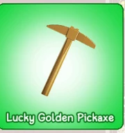Lucky Golden Pickaxe | DogeMiner 2: Back 2 the Moon Wiki | Fandom