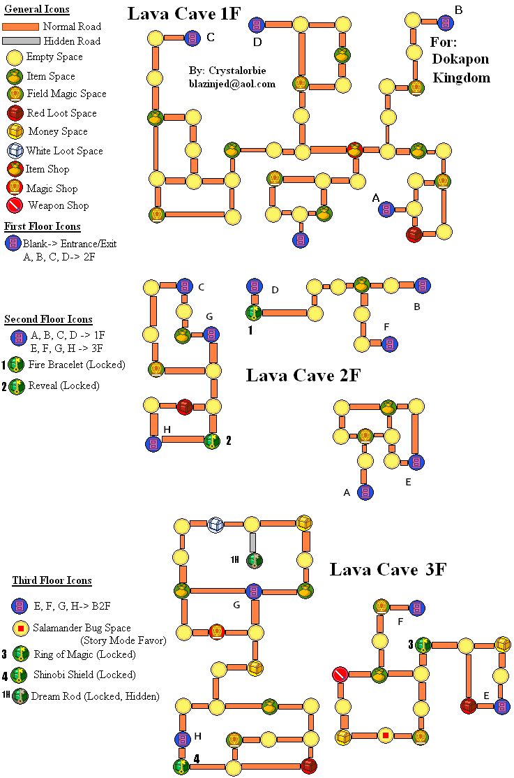 Lava Cave/Map | Dokapon Wiki | Fandom