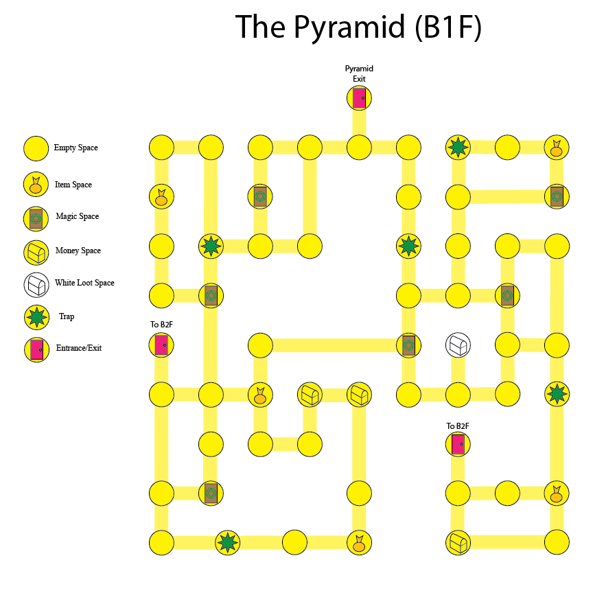 Pyramid (Kingdom)/Map | Dokapon Wiki | Fandom