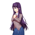 Yuri (DDLC)/Sprites | Doki Doki Literature Club Wiki | Fandom