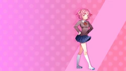 Natsuki Hd Render Doki Doki Literature Club By