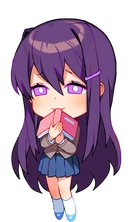 Yuri (DDLC Plus)/Sprites | Doki Doki Literature Club Wiki | Fandom