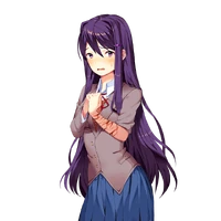 Yuri (DDLC)/Sprites | Doki Doki Literature Club Wiki | Fandom