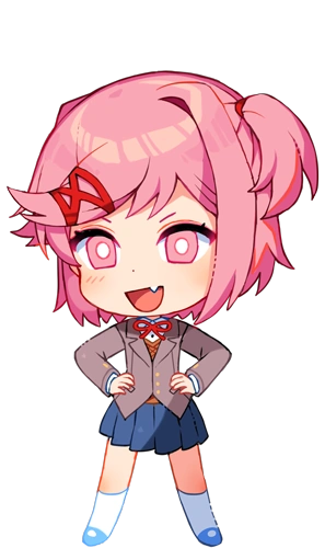 Natsuki (DDLC Plus)/Sprites | Doki Doki Literature Club Wiki | Fandom