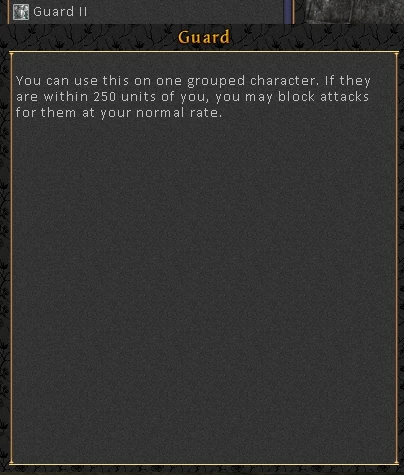 Spell:Guard II (Thane) | Camelot Adventures Wiki | Fandom