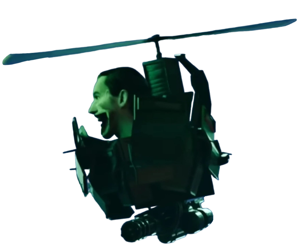 Helicopter Gun Skibidi Toilet | DOM Studio's Skibidi Multiverse Wiki ...