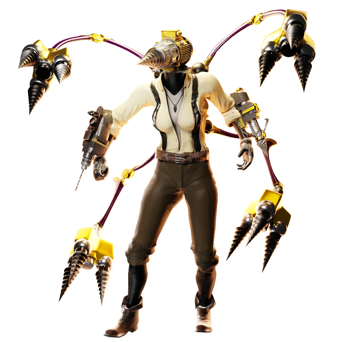 Drillwoman | DOM Studio's Skibidi Multiverse Wiki | Fandom