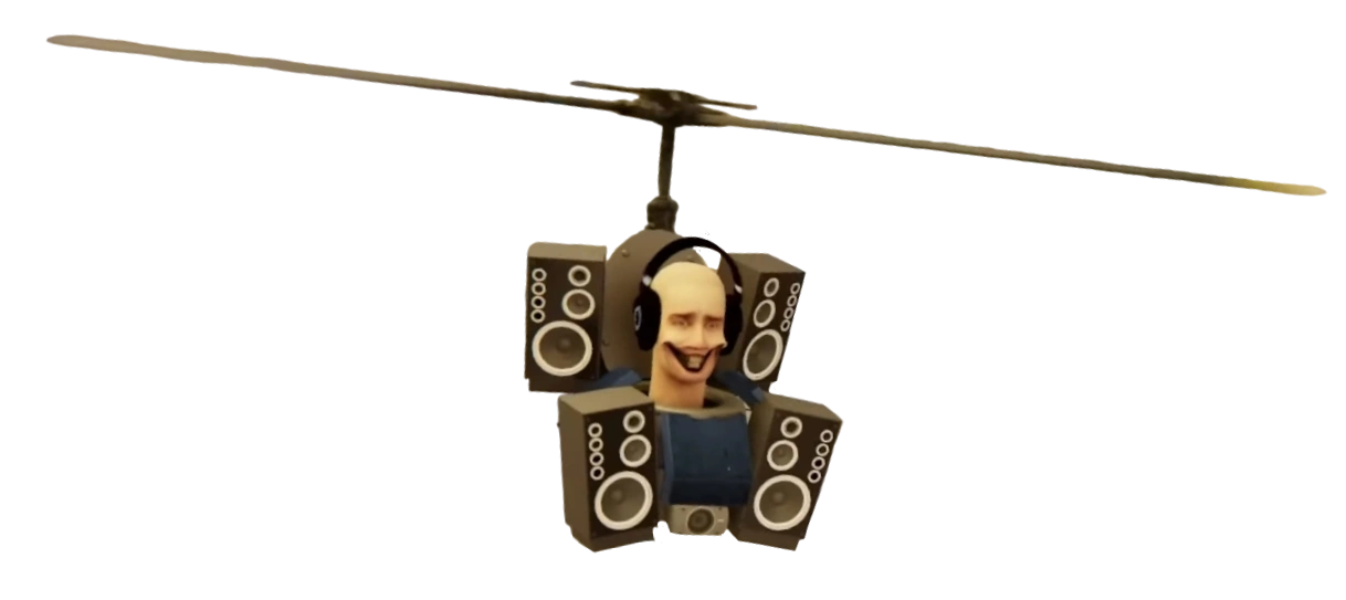 Helicopter Speaker Skibidi Toilet | DOM Studio's Skibidi Multiverse ...