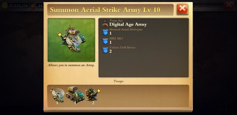 Aerial Strike Army | DomiNations! Wiki | Fandom