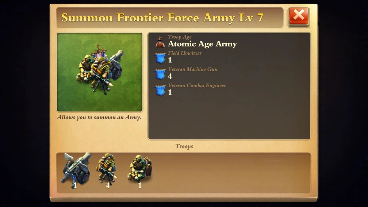 Frontier Force Army | DomiNations! Wiki | Fandom