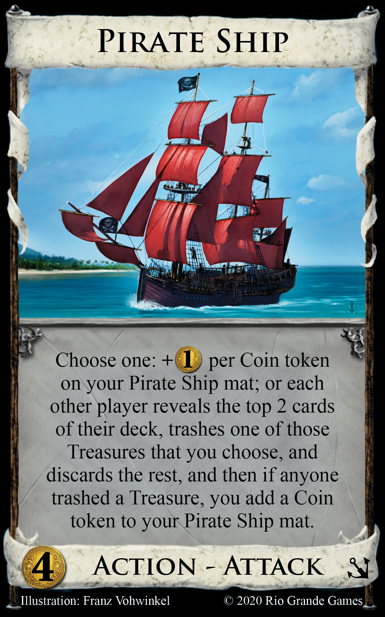 Pirate Ship | Dominion (Card Game) Wiki | Fandom