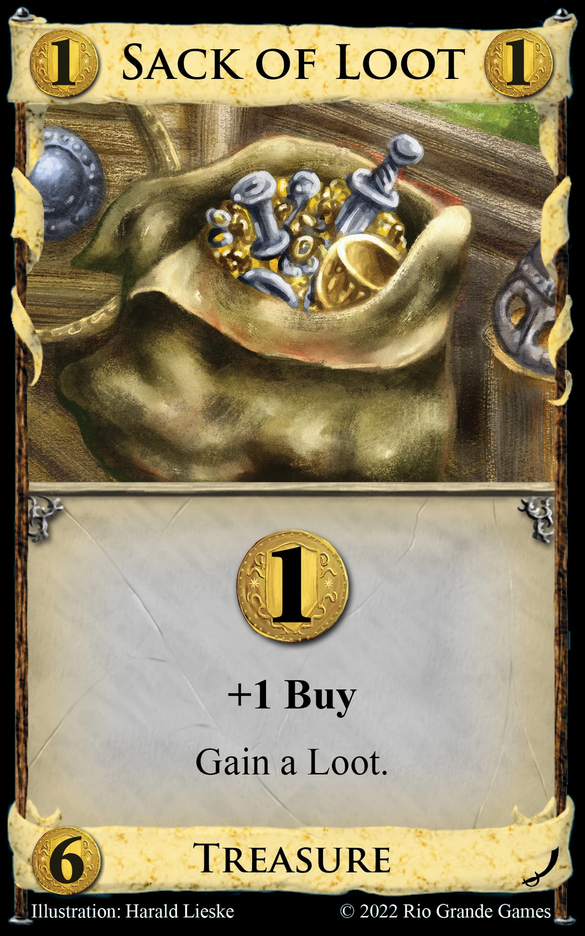 Sack of Loot | Dominion (Card Game) Wiki | Fandom