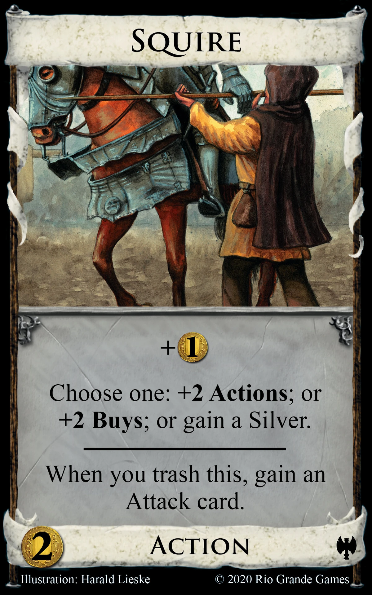Squire | Dominion (Card Game) Wiki | Fandom