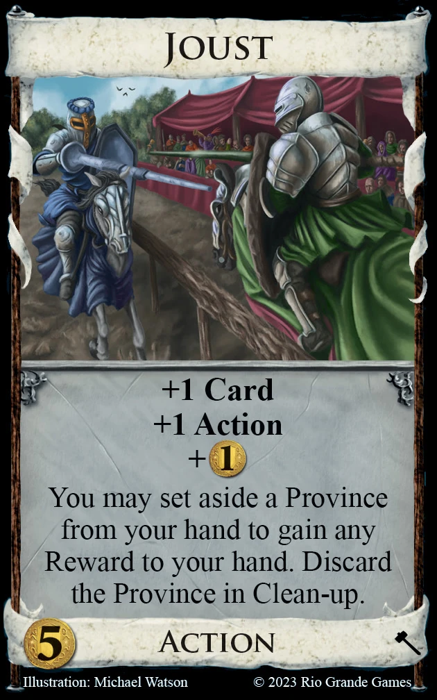 Joust | Dominion (Card Game) Wiki | Fandom