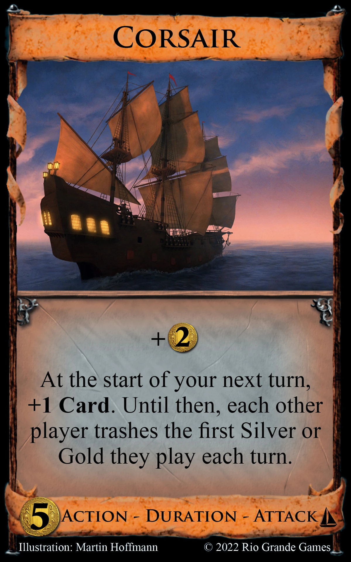 Corsair | Dominion (Card Game) Wiki | Fandom