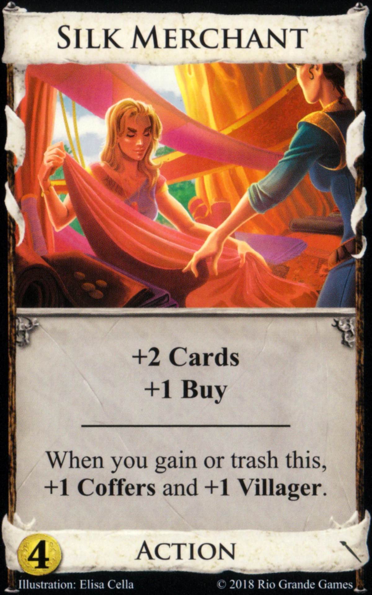 Silk Merchant | Dominion (Card Game) Wiki | Fandom