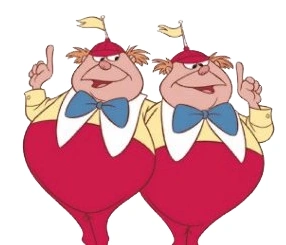 Tweedle Dee y Tweedle Dum | Wiki Dominios Encantados | Fandom