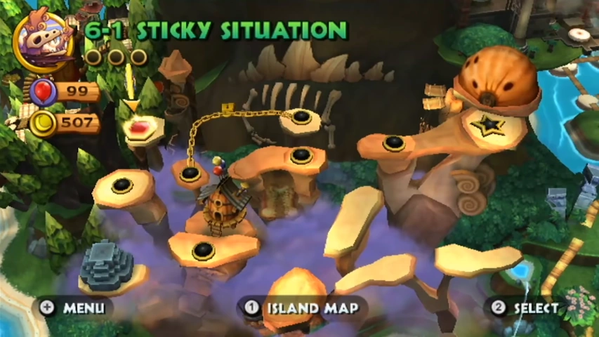 Donkey Kong Country Returns Map